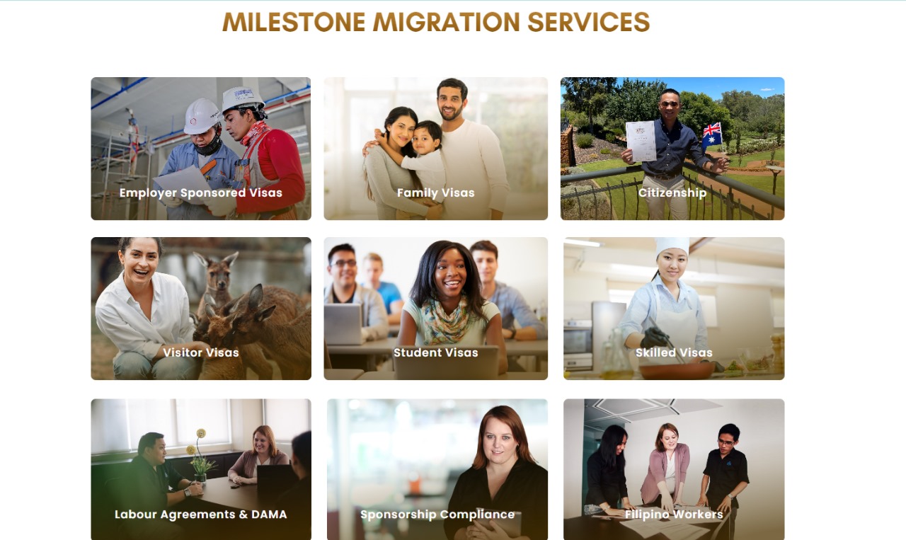 MILESTONE MIGRATION Visas Website Design | Mumbai Web Design